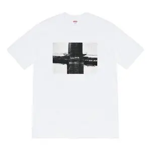 Supreme Fw19 Week 17 Bridge Tee Graffiti Printing Short Sleeve - White
