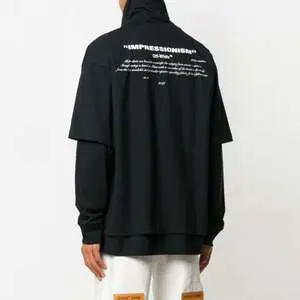 Off-White Impressionism" Layered Long Sleeve Shirt