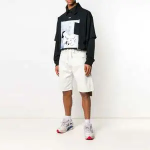 Off-White Impressionism" Layered Long Sleeve Shirt