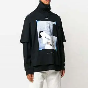 Off-White Impressionism" Layered Long Sleeve Shirt