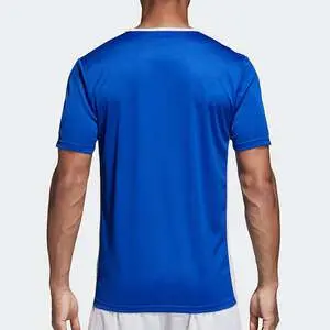 Adidas Entrada 18 Stripe Colorblock Short Sleeve