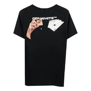 Off-White Hand Card Over Tee - Black