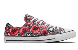 CONVERSE Chuck Taylor All Star Low Top Sneakers With All Over Logo Print