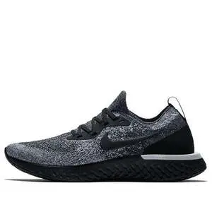 Nike Epic React Flyknit "oreo" Sneakers - Black/black-white