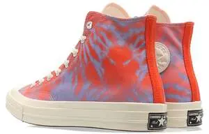 CONVERSE Chuck 70 Hi "coral Twilight Tie Dye" Sneakers - Red/white
