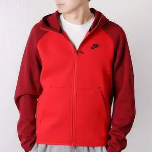 Nike Splicing Colorblock Hooded Jacket