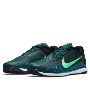 Nike Court Air Zoom Vapor Pro Tennis Shoes - Blue/green