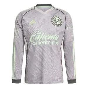 Adidas Club America 25/26 Long Sleeve Slim Fit Third Jersey - Grey Two