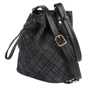 Burberry Drawstring Denim Bucket Bag