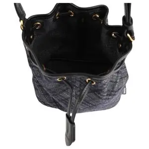 Burberry Drawstring Denim Bucket Bag