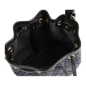 Burberry Drawstring Denim Bucket Bag