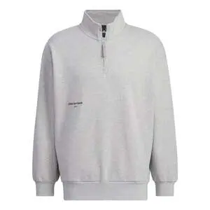 Adidas Half-zip Crew Sweatshirt - Grey