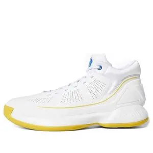Adidas Adidas D Rose 10 Mid Top Athletic Sneakers White/orange