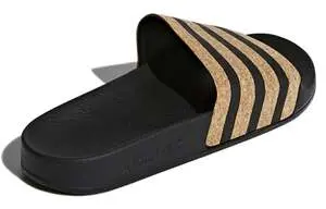 Adidas Adilette Cork Slides - Black