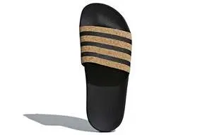 Adidas Adilette Cork Slides - Black