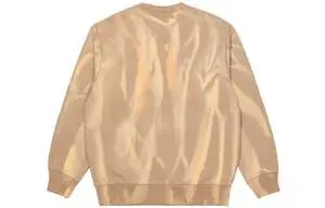 PALACE Tie Dye Round Neck Alphabet Sports Cream Hoodie - Yellow