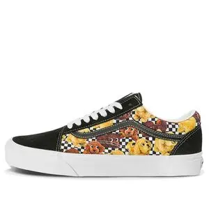 VANS Old Skool Low Tops Skateboarding Shoes Black White - Blackwhite