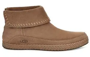 UGG Kavar Varney Fleece Lined Boots - Dark Brown