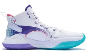 LI-NING Yushuai 15 High-top Sneakers - White/blue