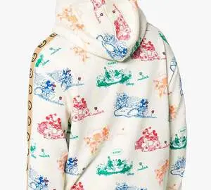 Gucci X Disney Mickey Mouse Printed Hoodie - White