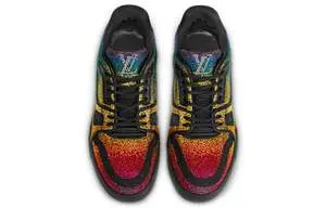 LOUIS VUITTON Trainer Sneakers Glitter Rainbow