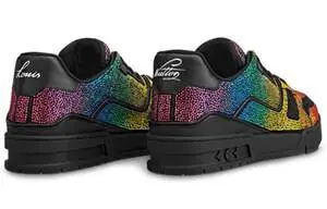 LOUIS VUITTON Trainer Sneakers Glitter Rainbow