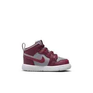 JORDAN 1 Mid Sneakers - Grey/red