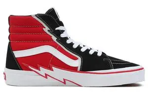 VANS Sk8-hi Thunderbolt High Top Sneakers - Black/red