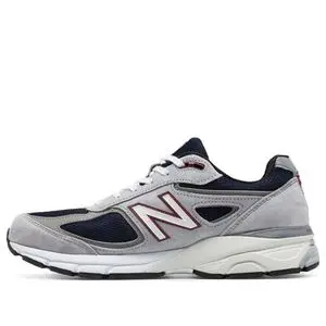 NEW BALANCE 990v4 "grey Navy" Sneakers - Grey/blue