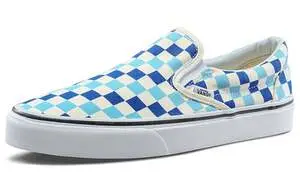 VANS Slip-on Checkerboard Sneakers - Blue