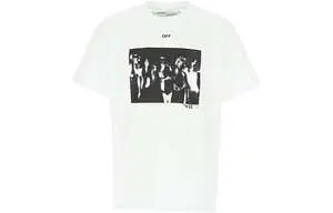 Off-White Spray Painting Arrows Sketch Short Sleeve Oversize 'white Black