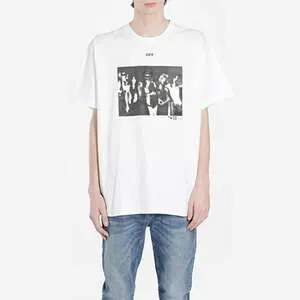 Off-White Spray Painting Arrows Sketch Short Sleeve Oversize 'white Black - White/black