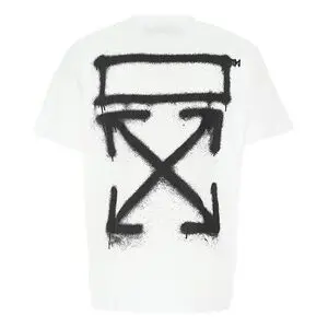 Off-White Off-white Spray Painting Arrows Sketch Short Sleeve Oversize 'white Black' White/black