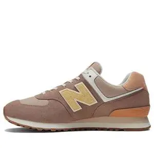 NEW BALANCE 574 "light Soft Yellow" Sneakers - Brown