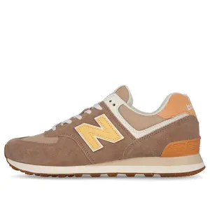 NEW BALANCE 574 "light Soft Yellow" Sneakers - Brown