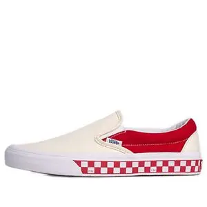 VANS Vans Classic Slip-On Checkerboard Sneakers Red/white