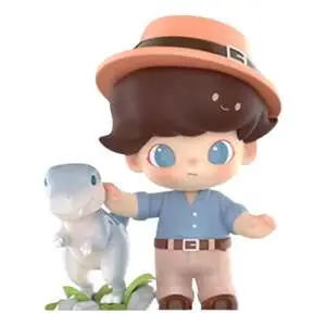 POP MART Dimoo Jurassic World Dinosaur Trainer Figure - Multi-color