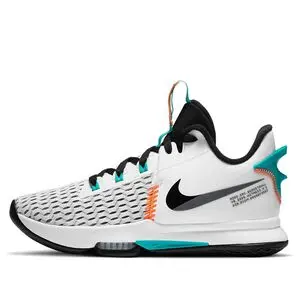 Nike Lebron Witness 5 Athletic Sneakers - White/green