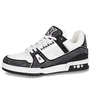 LOUIS VUITTON Trainer Sneakers With Rhinestones