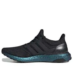 Adidas Ultraboost "black Green Zest" Sneakers - Black/blue