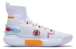 LI-NING Speed High Top Sneakers - White/red