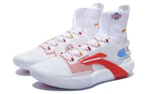 LI-NING Speed High Top Sneakers - White/red