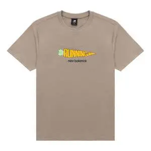NEW BALANCE New Balance Graphic Print T-Shirt Brown/orange