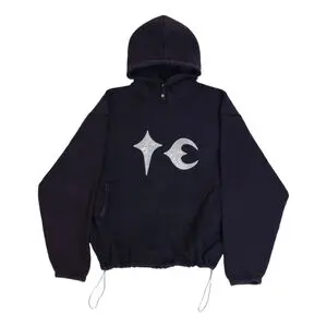 THUG CLUB Graphic Print Hoodie