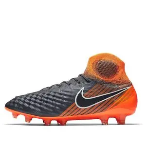 Nike Magista Obra 2 Elite Df Fg - Dark Grey/black-total Orange-white
