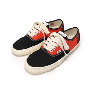 Mihara Yasuhiro Past Sole 5 Hole Low-top Sneaker - Red