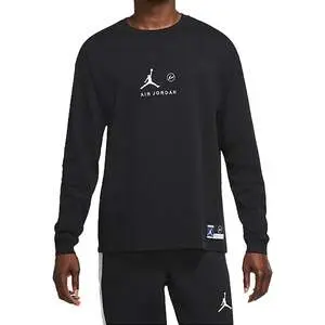 JORDAN X Fragment Long-sleeve T-shirt /reflective Silver - Black