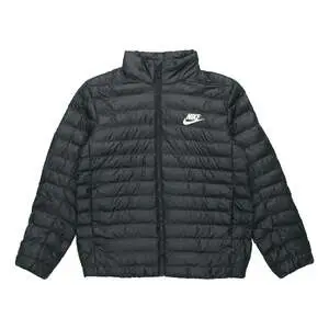 Nike Quilted Zip-up Jacket - Black