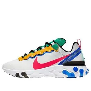 Nike React Element 55 Sneakers - White/green/yellow