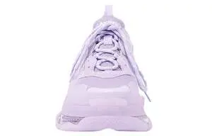 Balenciaga Triple S Sneaker With Clear Sole - Purple